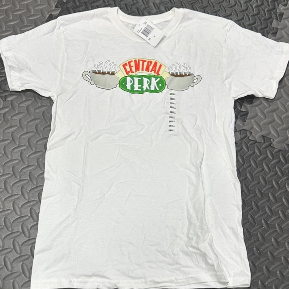 Tops | Central Perk White Tshirt | Poshmark